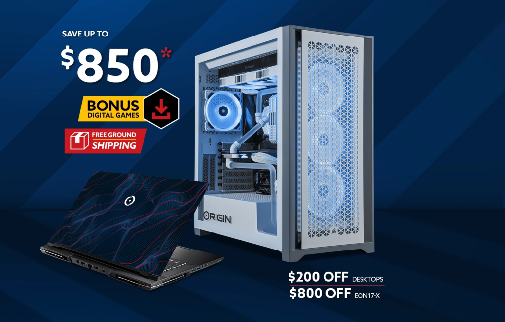 Memorial Day Promotion Live at ORIGIN PCORIGIN PC News