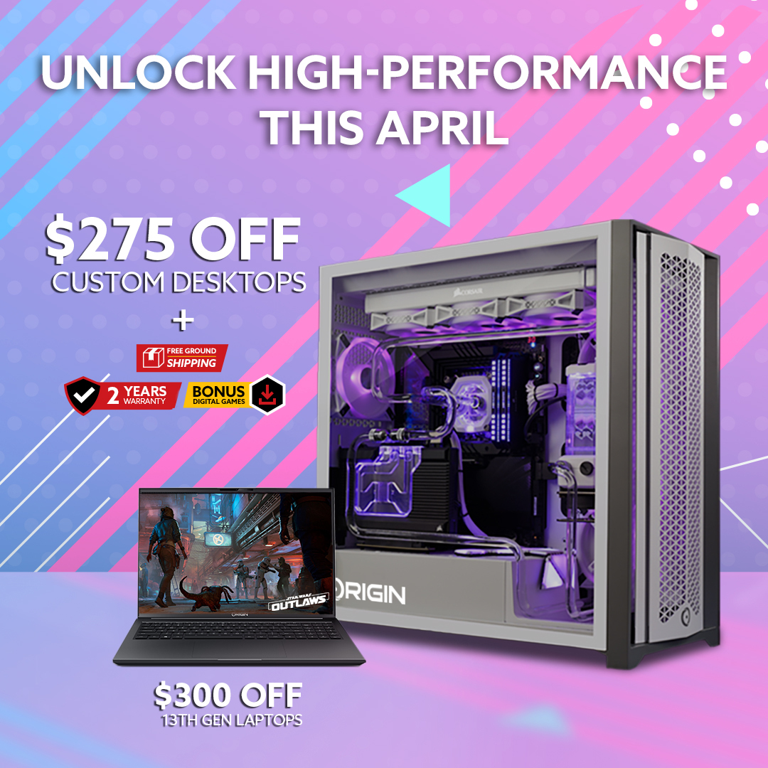 No Tricks in Our April Promotion | ORIGIN PC News